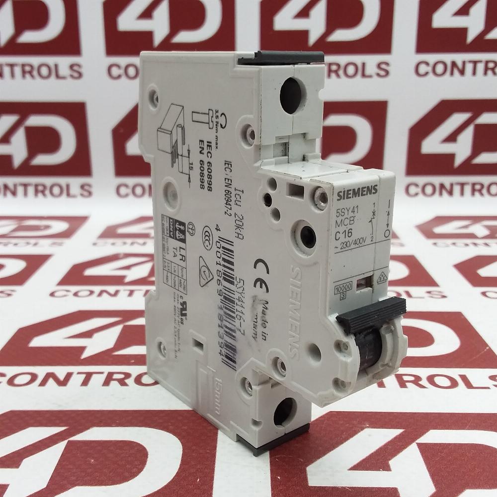 5SY4116-7 | Siemens | Sentron, Miniature Circuit Breaker