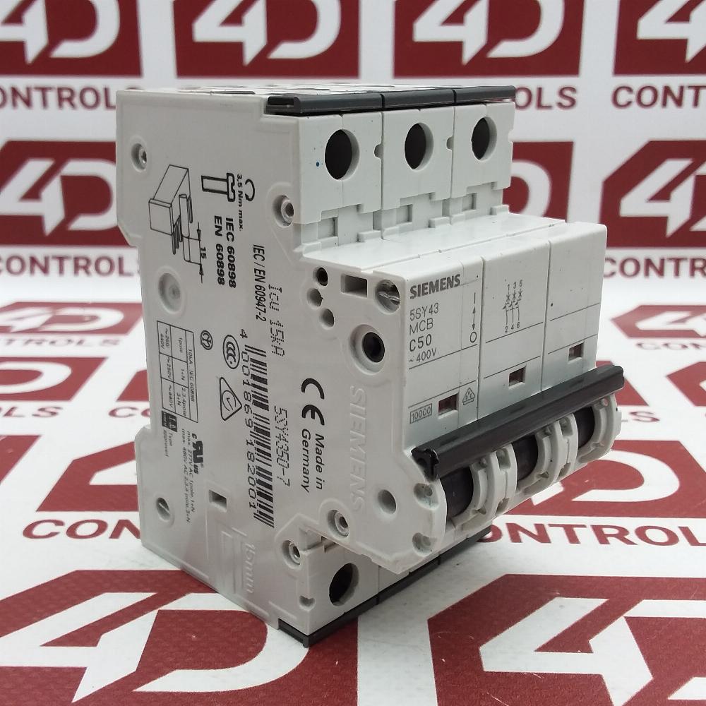 5SY4350-7 | Siemens | Sentron, Miniature Circuit Breaker