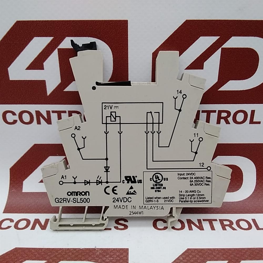 G2RV-SL500 | Omron | Relay and Socket, 6A, 24VAC/DC Coil