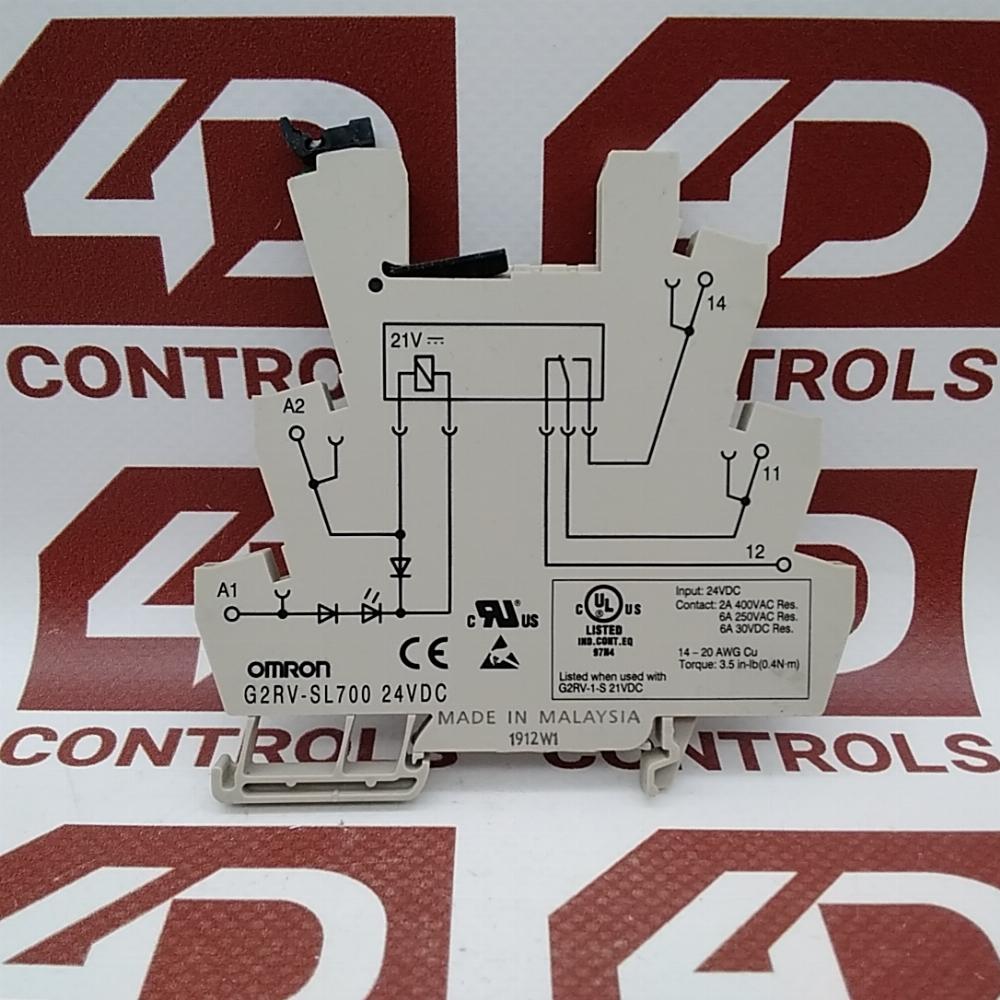 G2RV-SL700-DC24 | Omron | Power Relay, 24VDC, 6A