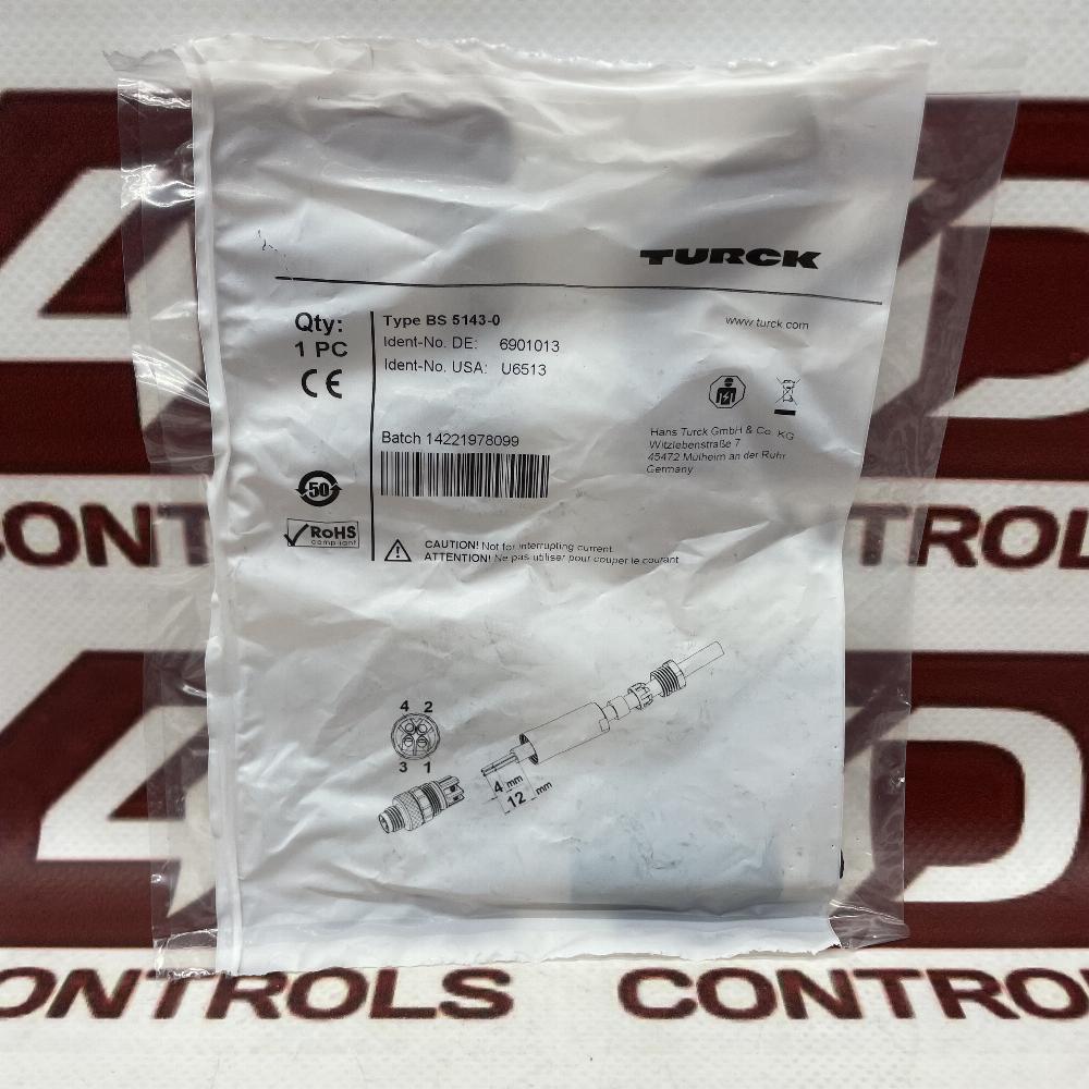 BS 5143-0 | Turck | Connector, M8 Picofast, Straight Male