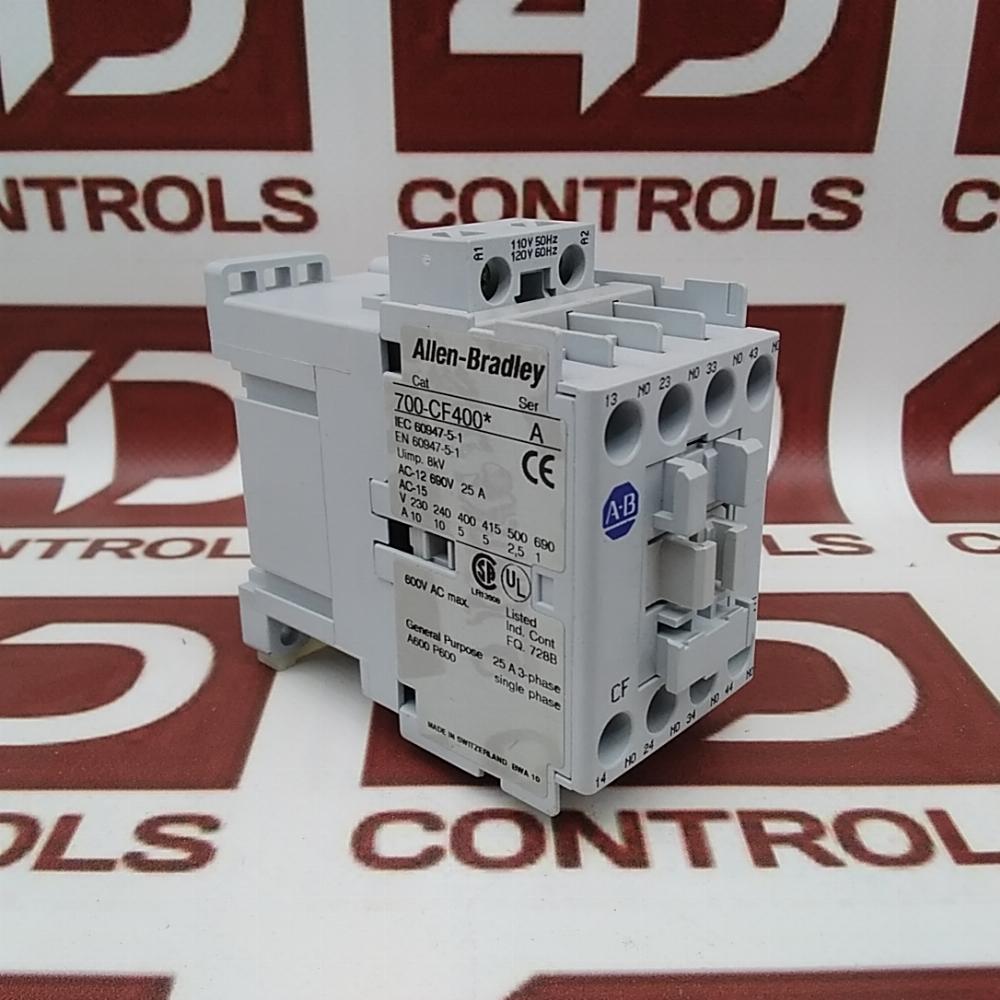700-CF400D | Allen Bradley | Control Relay, 110/120 VAC