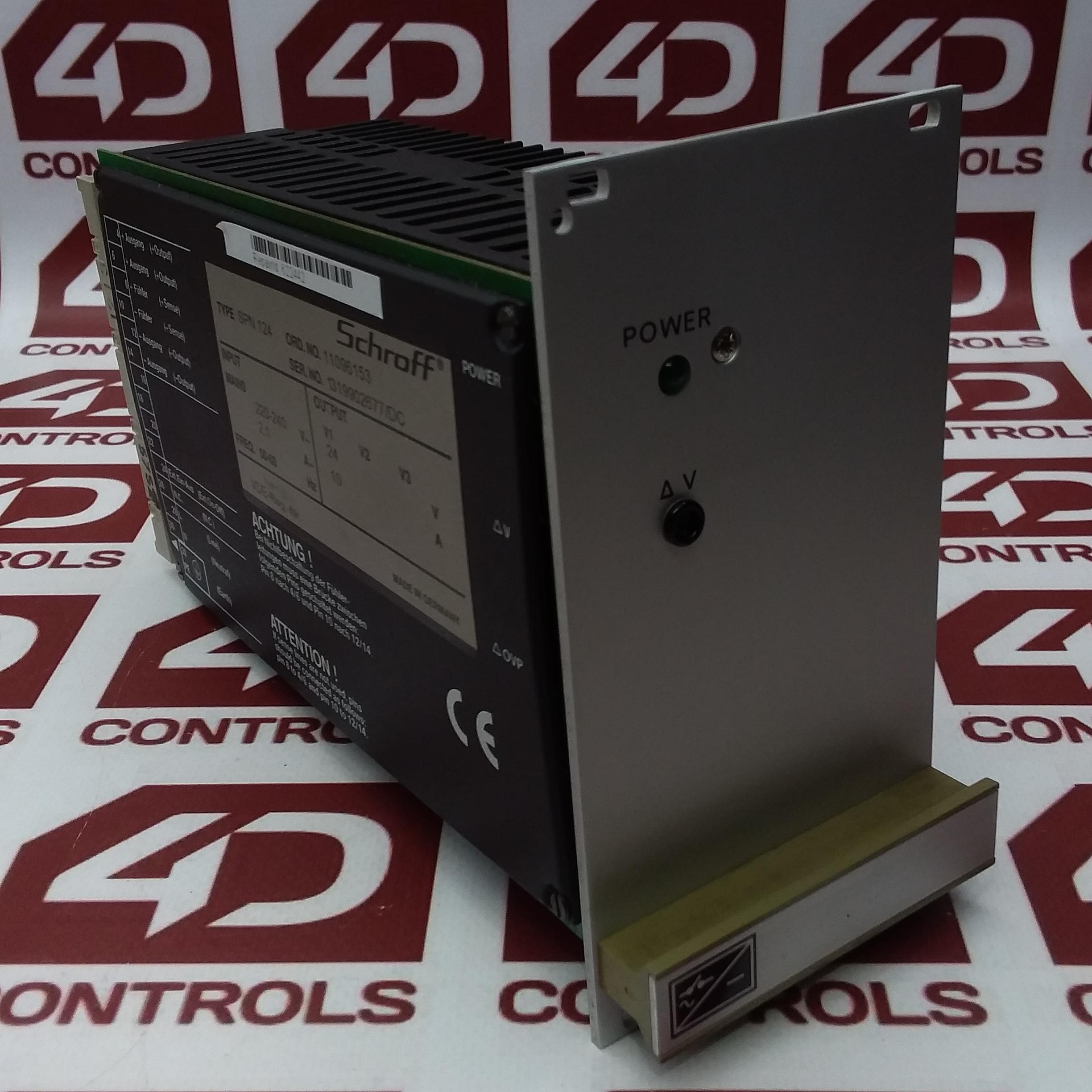 SPN-124 | Schroff | Power Supply, 220-240V, 50-60Hz, 10A