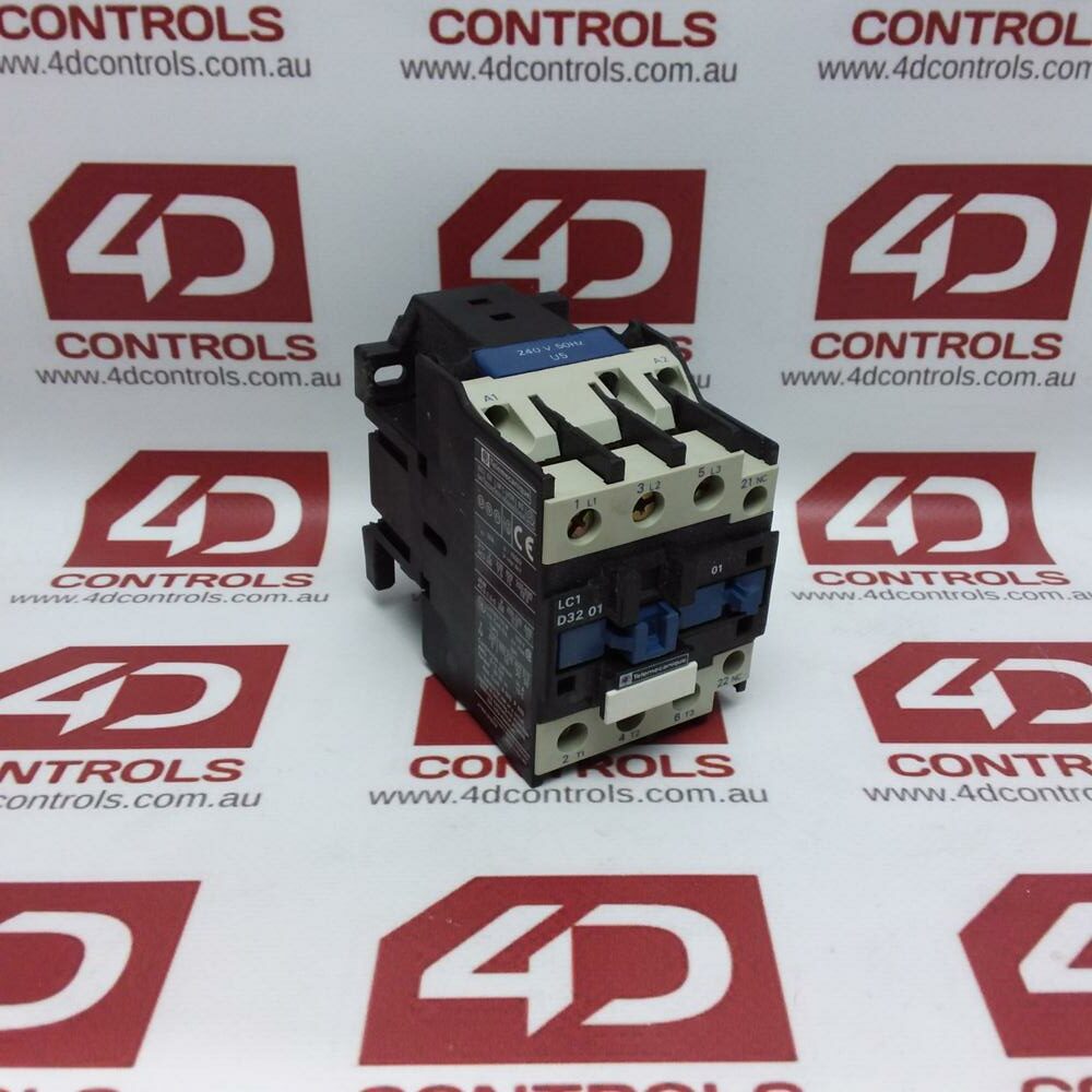 LC1 D3201U5 | Telemecanique | Contactor 3 Pole 32A 240VAC Coil