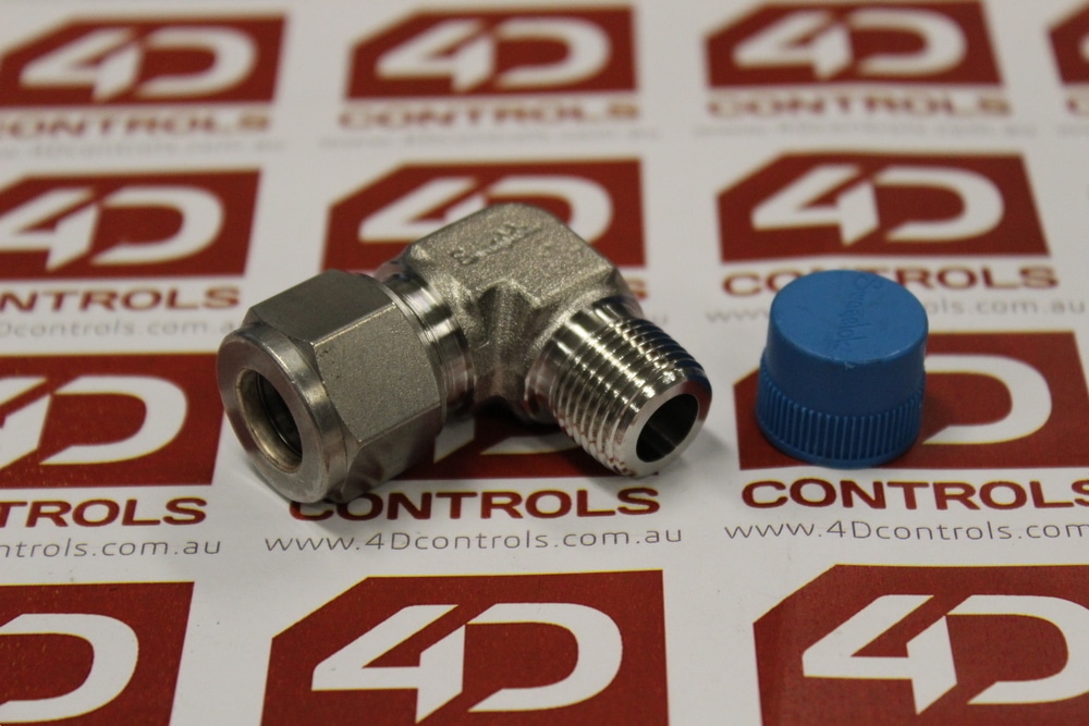 Swagelok SS-12M0-2-6RT Stainless Steel Tube Fitting, Male Elbow, 12 mm ...