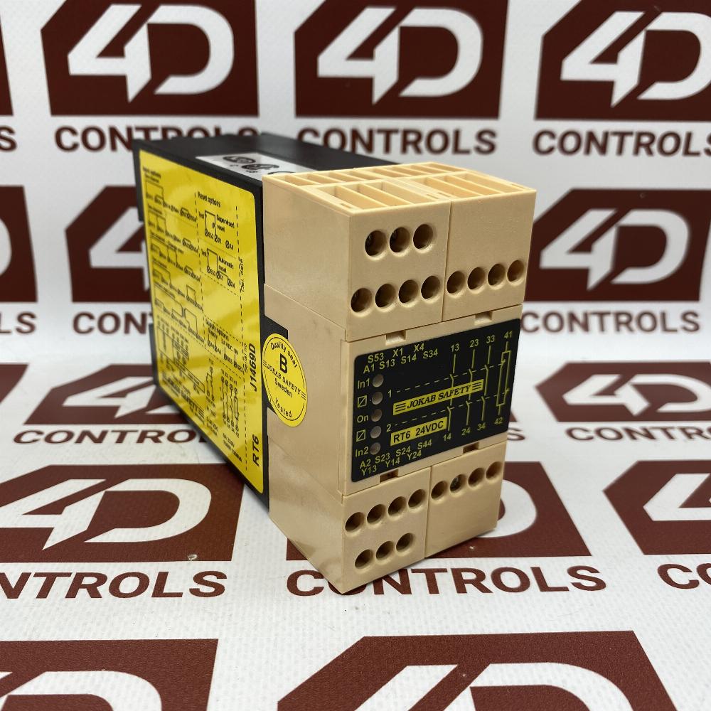 RT6-24DC | ABB | Safety Relay, Single/Dual Channel, 24VDC