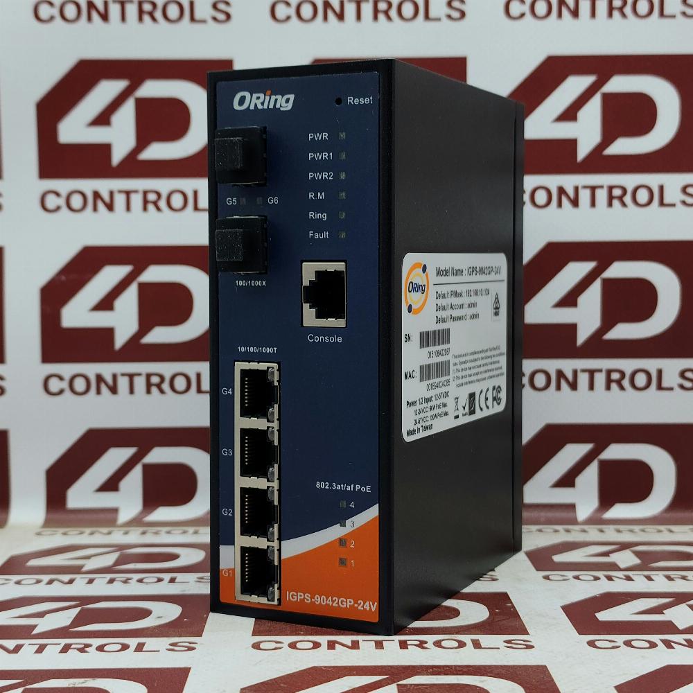 ORing IGPS-9042GP-24V 6 Port Managed Gigabit Network Switch