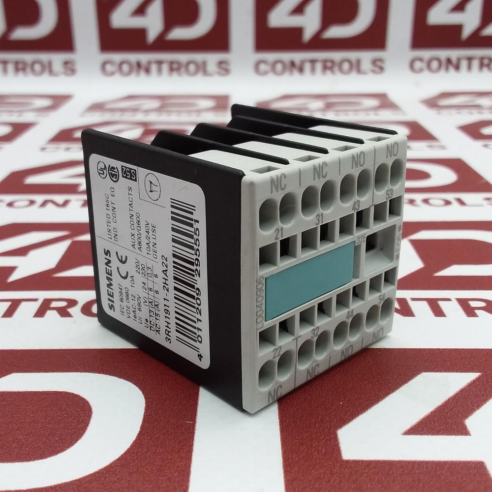 3RH1911-2HA22 | Siemens | Auxiliary Contact, 2NO + 2NC