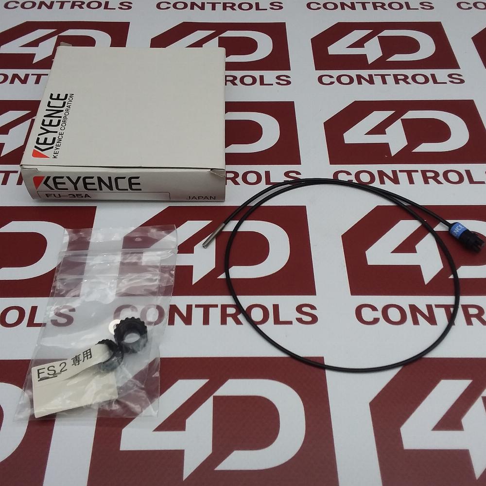 FU-35A | Keyence | Reflective Fiber Unit, 0.5M, M3, Coaxial