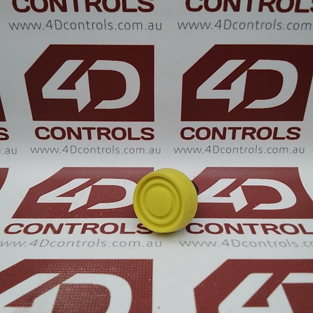 ZB5 AP5S | Schneider | Yellow Booted Push Button, 22mm