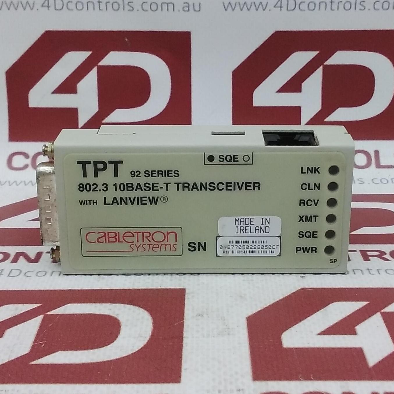 TPT | Cabletron | Ethernet Transceiver, W/Lanview, 10 Base
