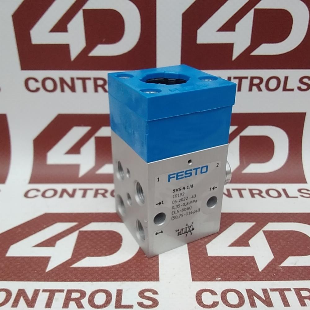 SVS-4-1/8 | Festo | (10192), Front Panel Valve, 3.5-8 Bar