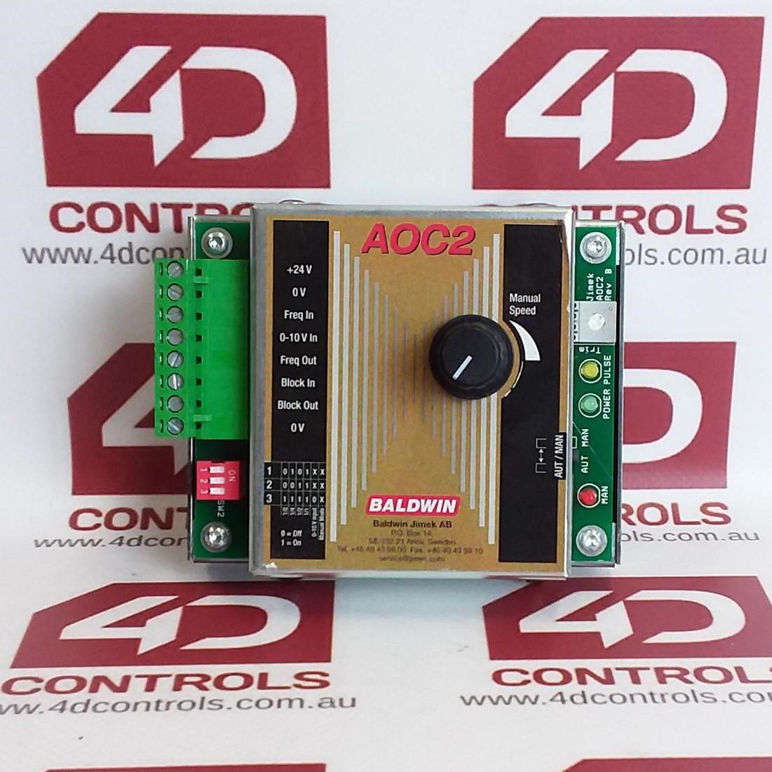 AOC2 | Baldwin | DC Drive 0-10V In 24VDC Manual Speed