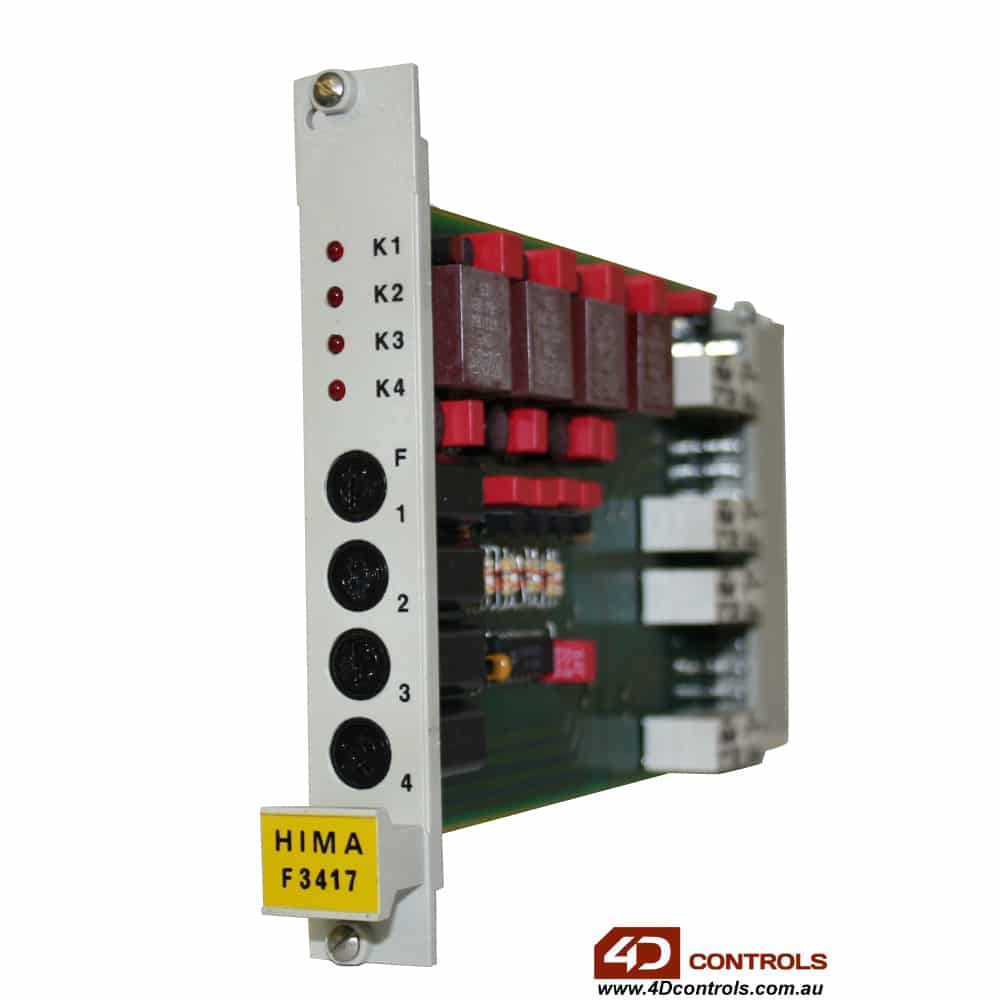 Hima F3417 4 Fold Relay Amplifier PLC Module
