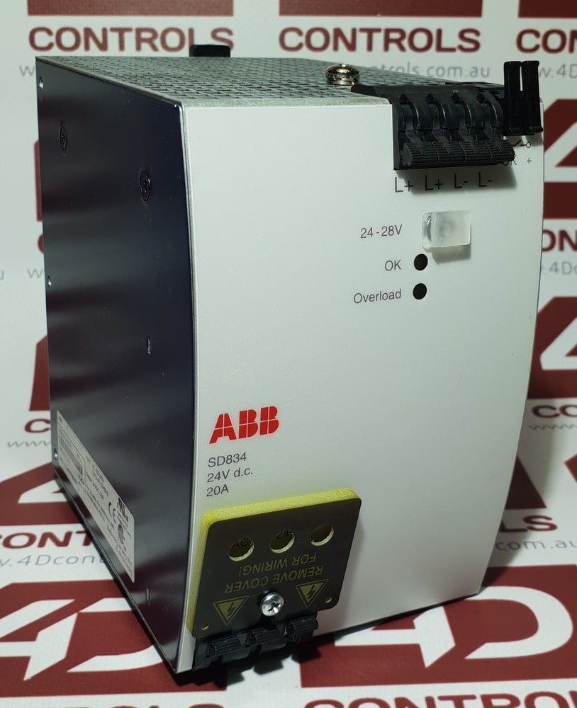 3BSC610067R1 | ABB | Power Supply Input 100-240VAC Output 24VDC 20A