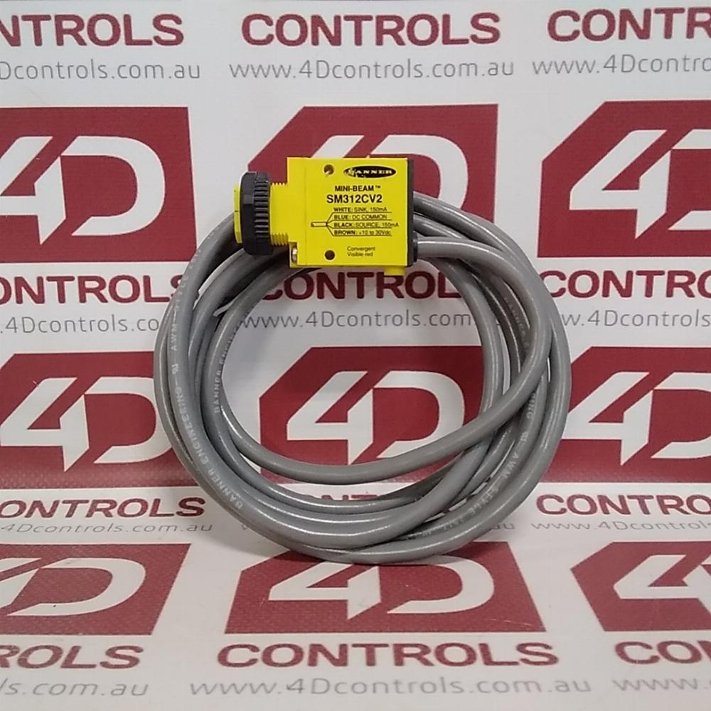 SM312CV2 | Banner | (26159) Mini-Beam 10-30VDC 2M (6.5 FT) Cable