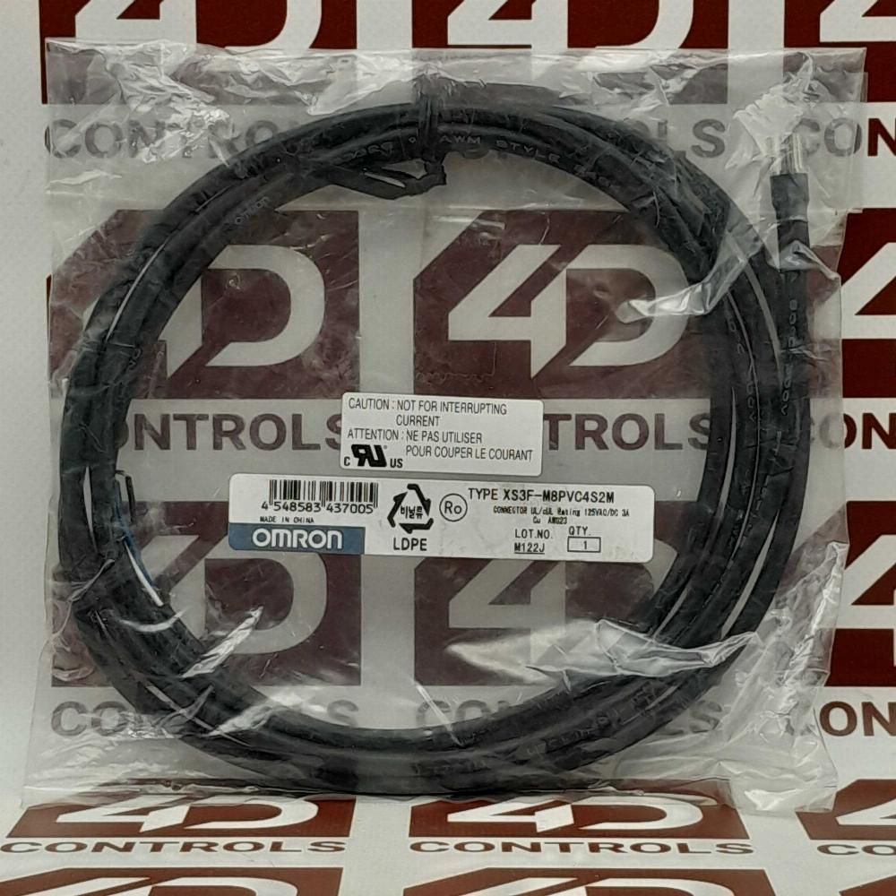 XS3F-M8PVC4S2M | Omron | M8 , PVC , 4P, 2M