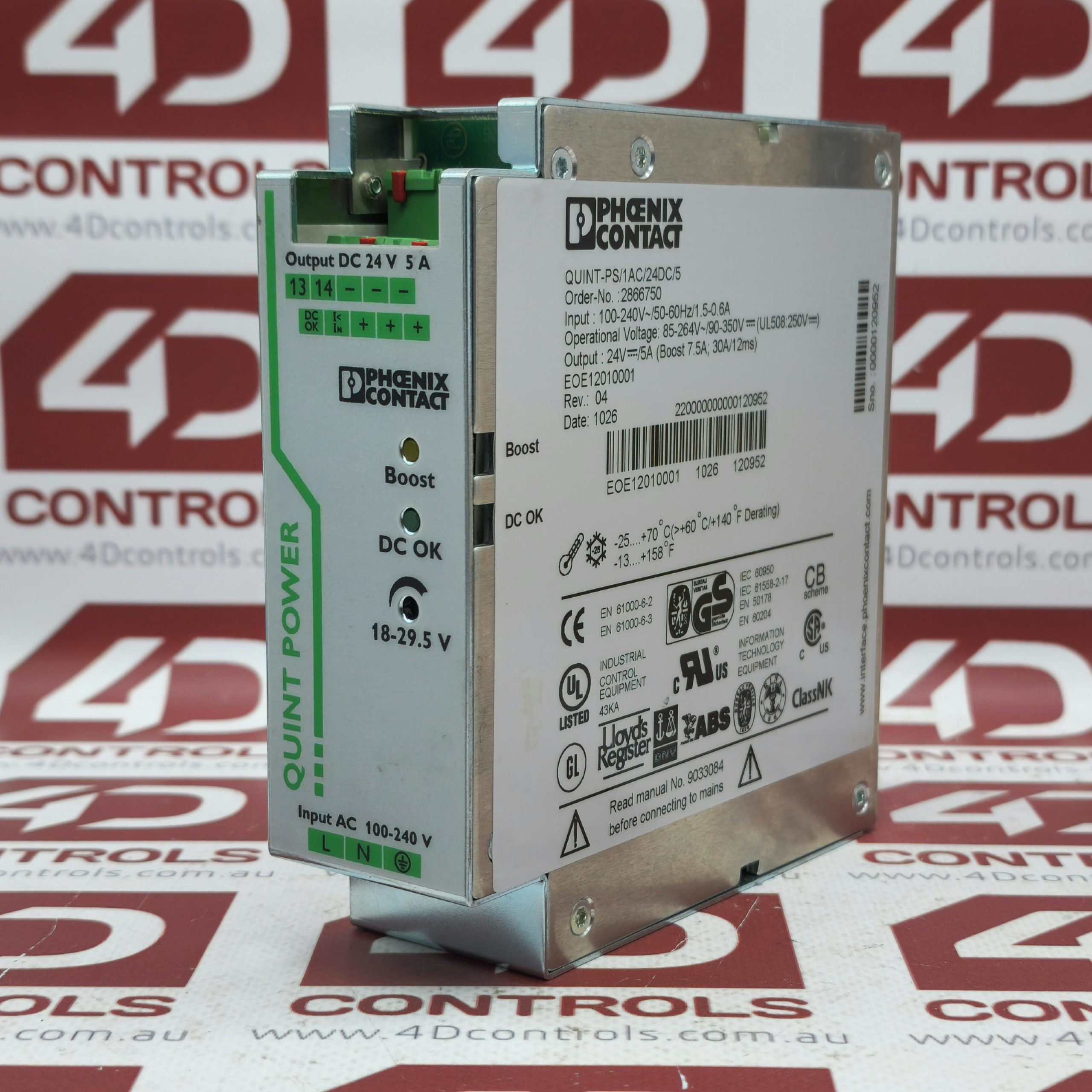 QUINT-PS/1AC/24DC/5 | Phoenix Contact | (2866750)