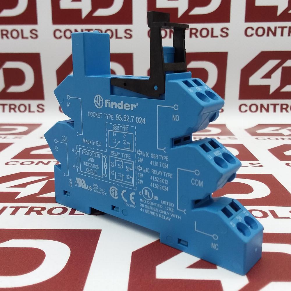 93.52.7.024 | Finder | Relay Socket, 12-24VDC