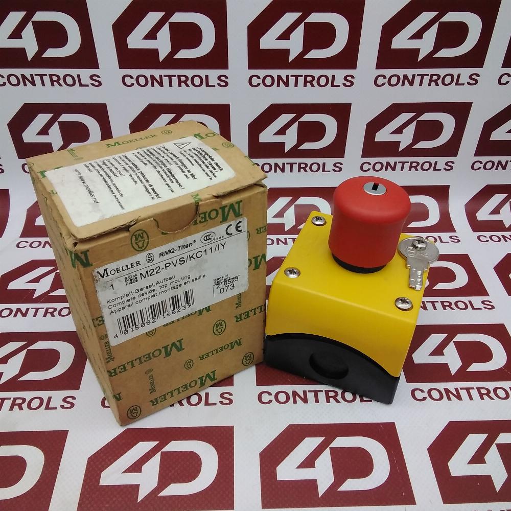 M22-PVS/KC11/IY | Moeller | Estop Button, Complete Device