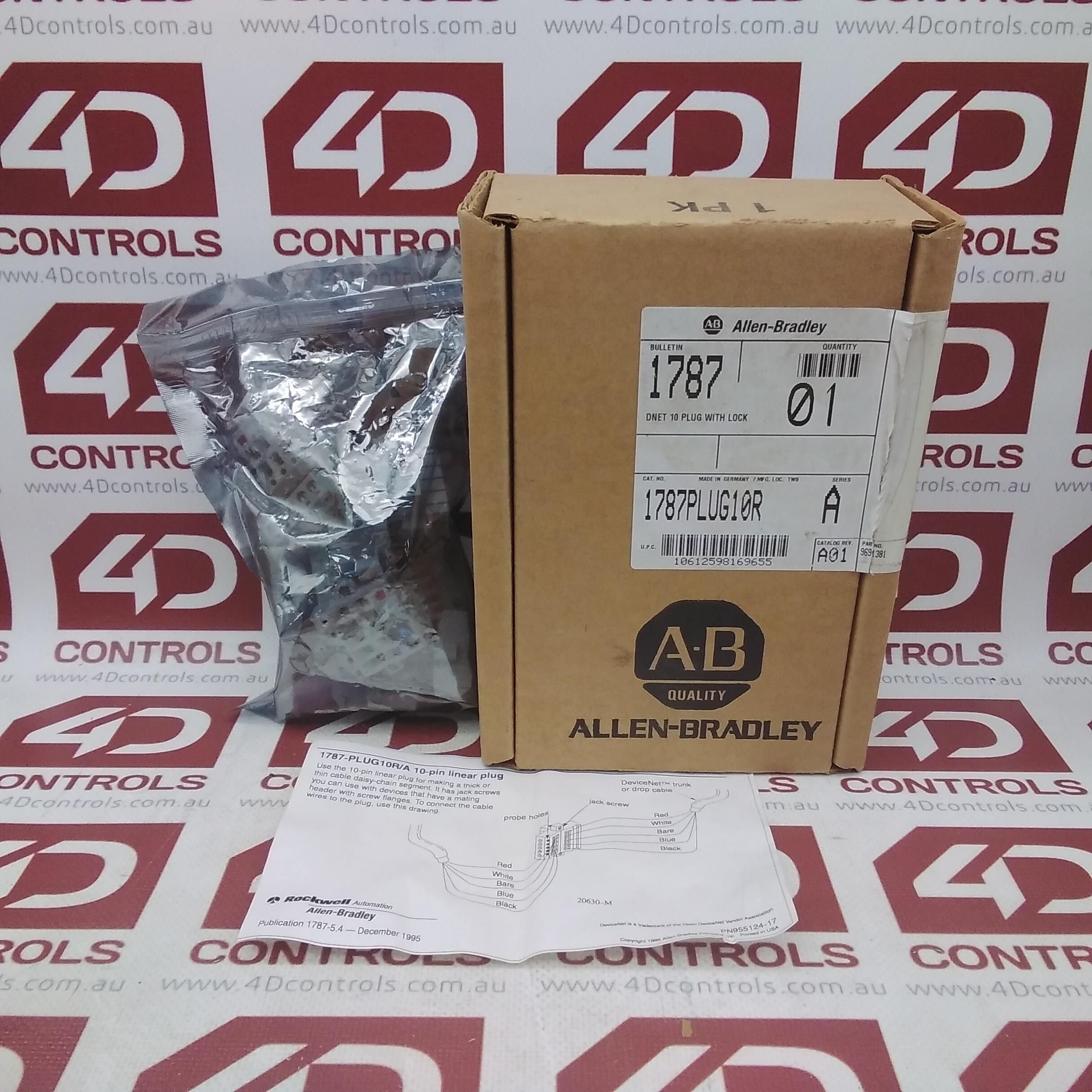 1787-PLUG10R | Allen Bradley | Devicenet Connector Plug