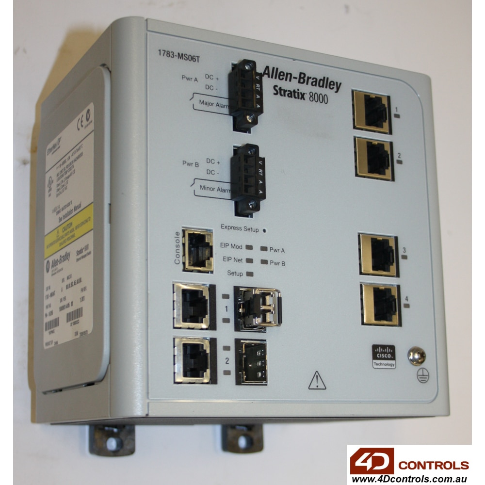 1783-MS06T | Allen Bradley | Stratix 8000, Switch Managed