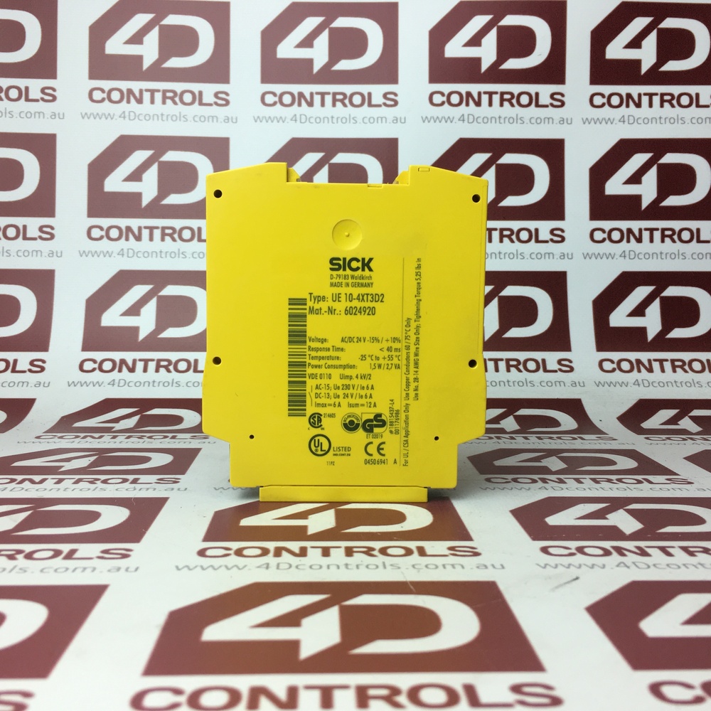 UE10-4XT3D2 | Sick | Safety Expansion Relay Module 24VAC/DC 1.5W