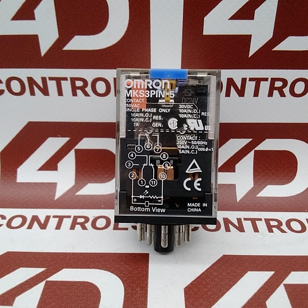 MKS3PIN-5 AC230 | Omron | Relay, 3PDT, 10A, Indicator LED