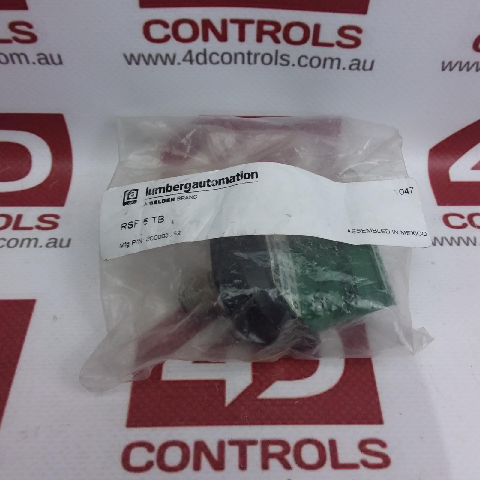 RSF5TB | Lumberg Automation | Male, 5-Pole to Terminal Block