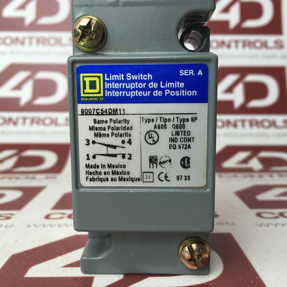 9007C54DM11 | Square D | Limit Switch 600V 10A C + Options