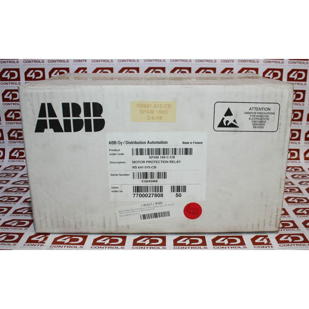 ABB SPAM 150 C-CB current measuring multifunction relay
