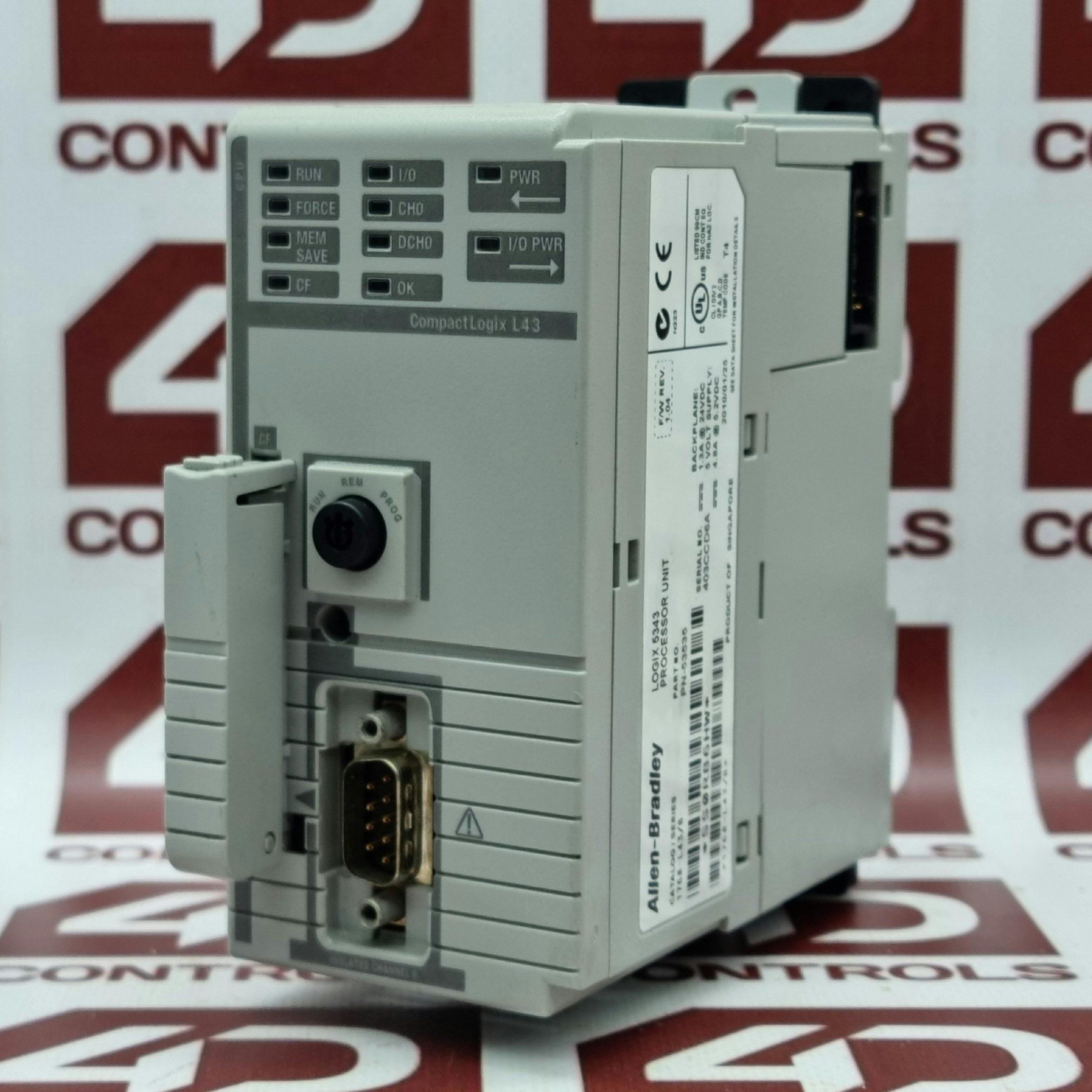1768-L43 | Allen Bradley | CompactLogix L43, Df1 Or Ascii