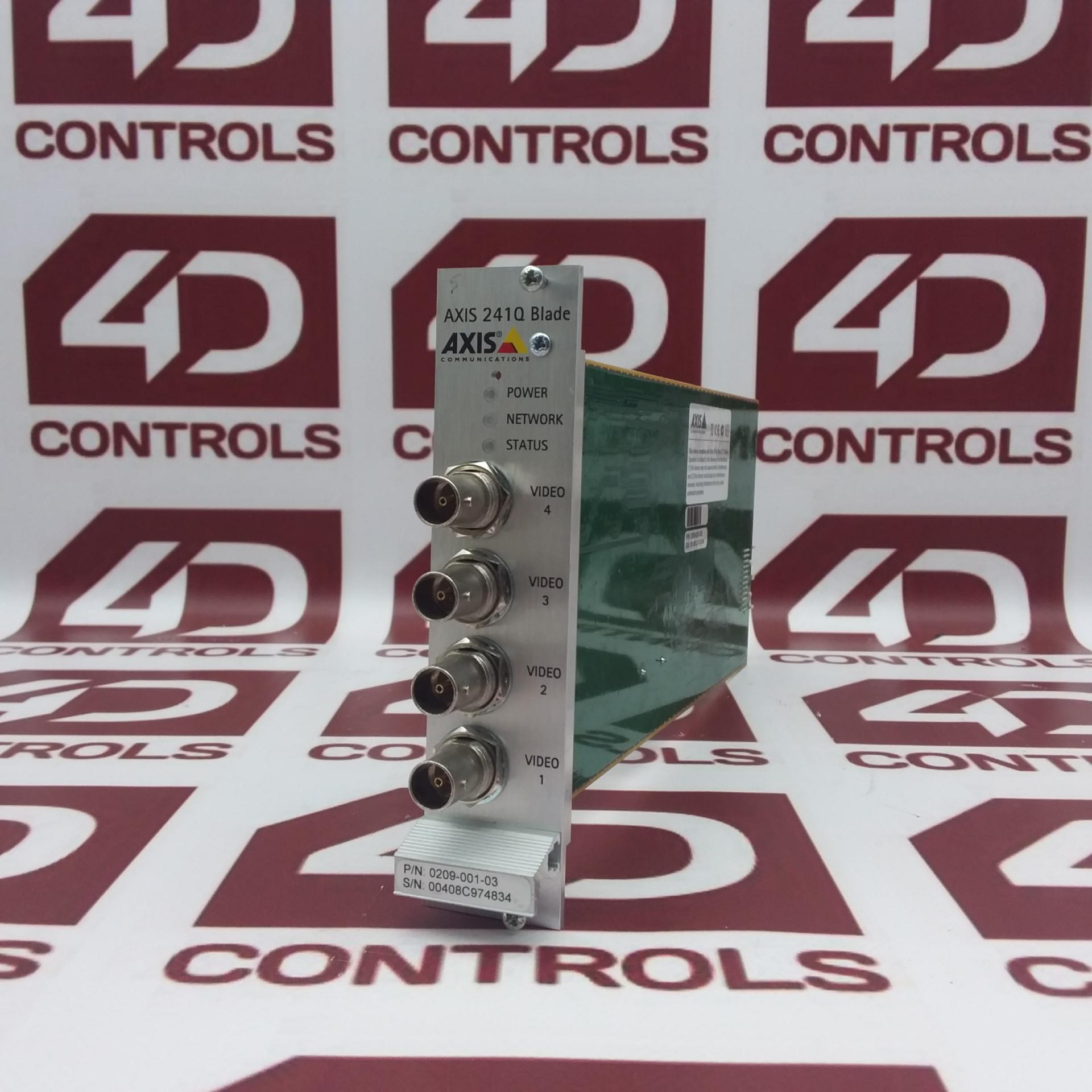 0209-001-03 | Axis | Blade Video Server , 4 Channel Card