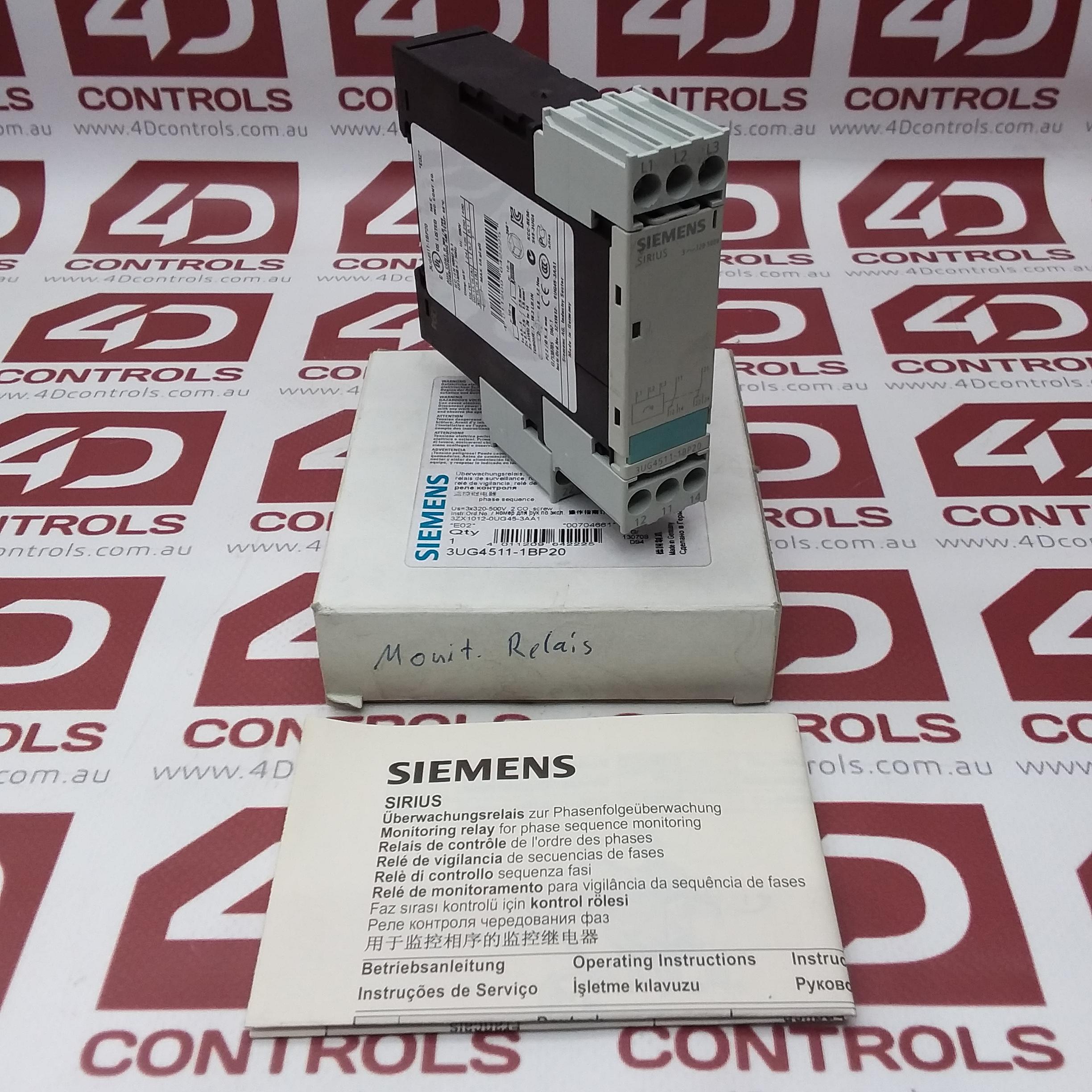 3UG4 511-1BP20 | Siemens | Analog Monitoring Relay