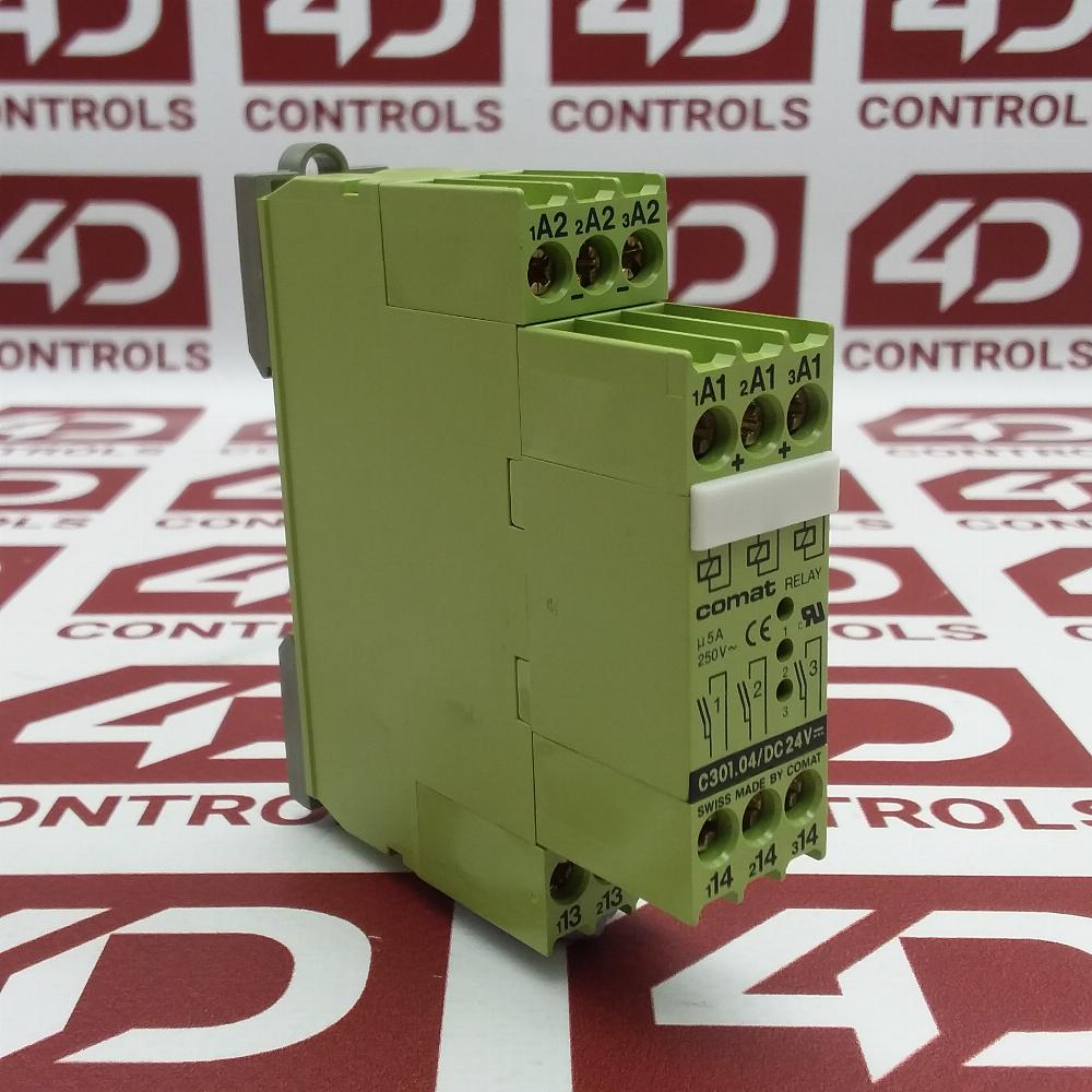 C301.04/DC24V | Comat | Relay, 5A, 250VAC, 24VDC Coil