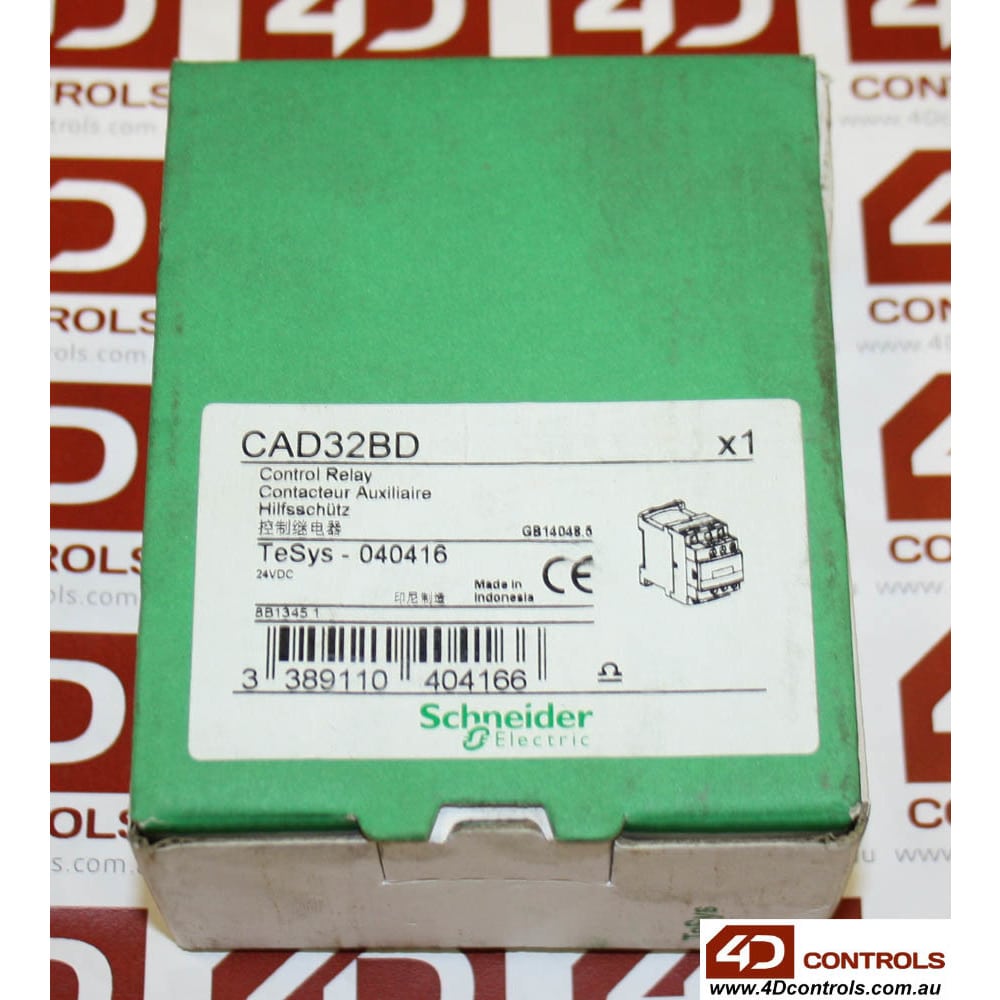 Schneider CAD32BD CONTROL RELAY 10AMP 24VDC
