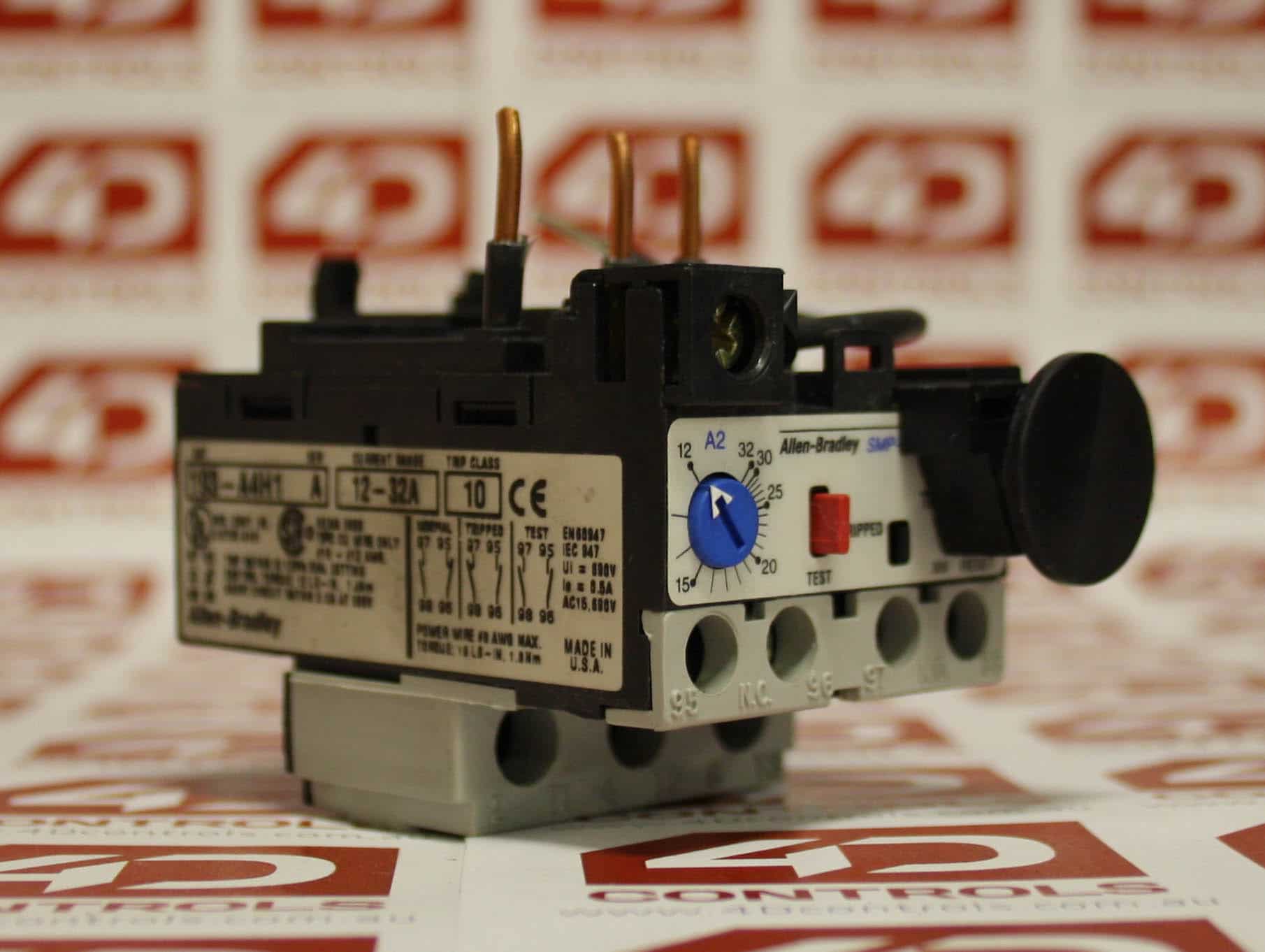 193-A4H1 | Allen Bradley | Overload Relay, 12-32A, Bi-Metallic