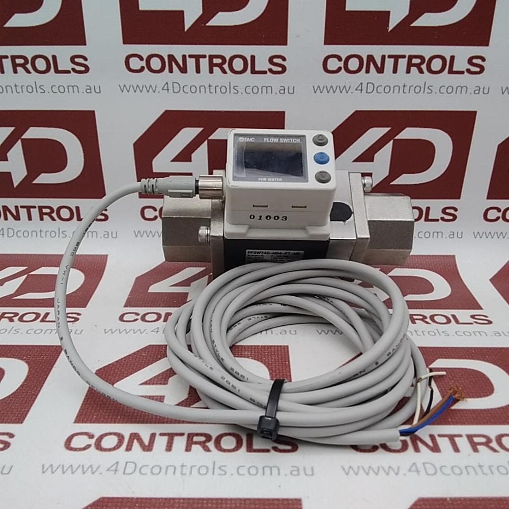 PF3W740-N04-FT-MR | SMC | Flow Switch, 5-40L/Min, 12-24VDC, 50mA