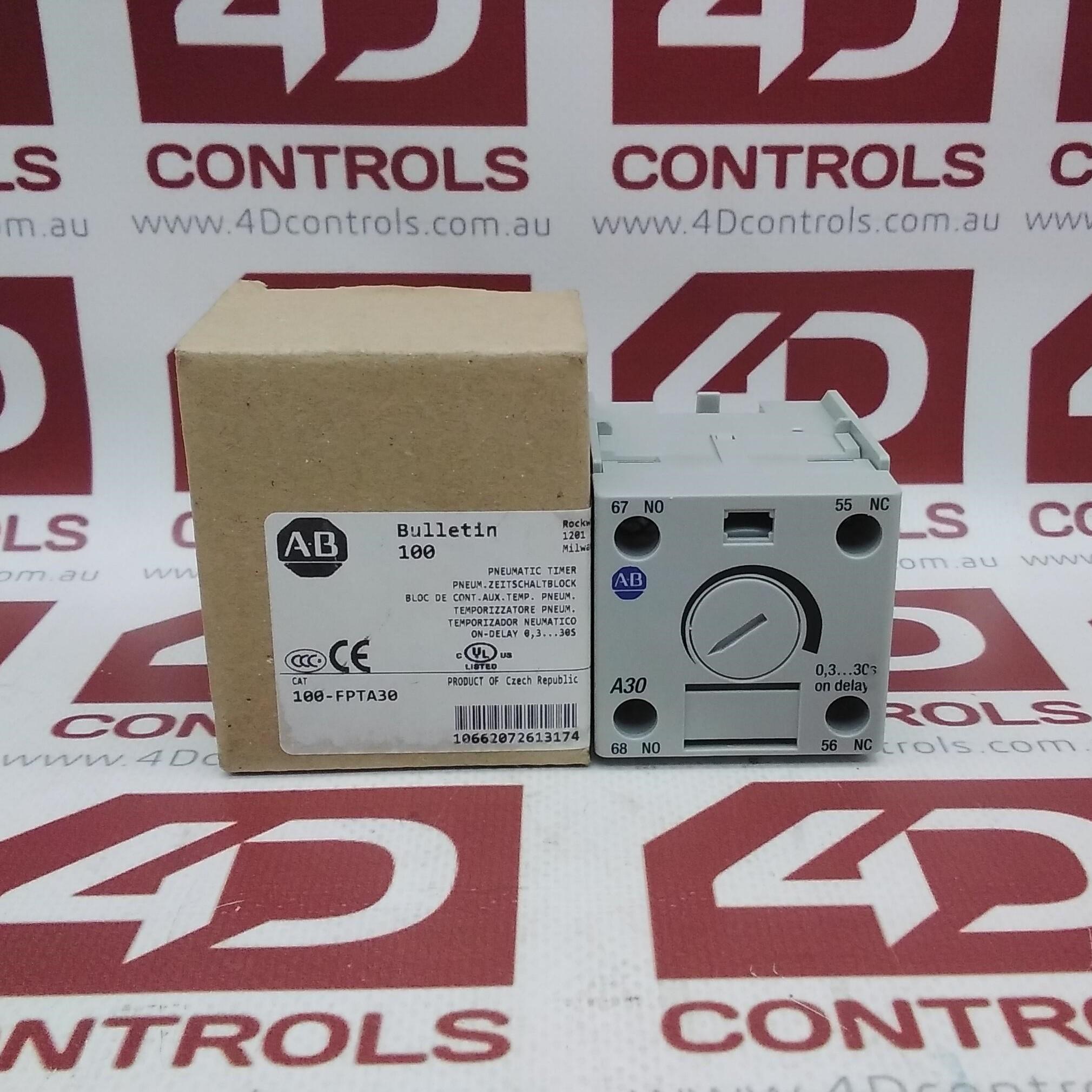 100-FPTA30 | Allen Bradley | Pneumatic Timing Module, 0.3-30 Sec