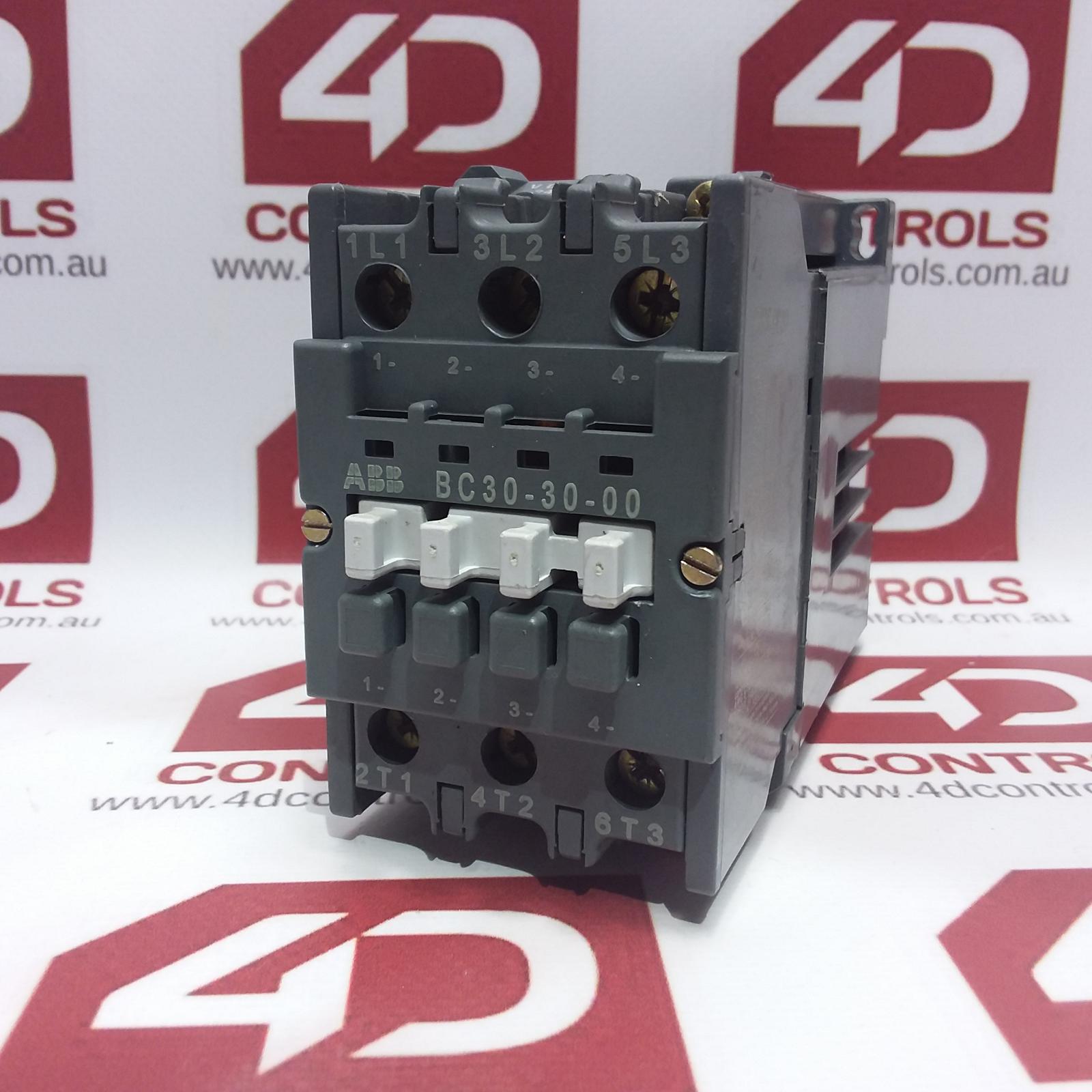 BC30-30-00 | ABB | Contactor 3 Pole 24VDC Din Rail Mount