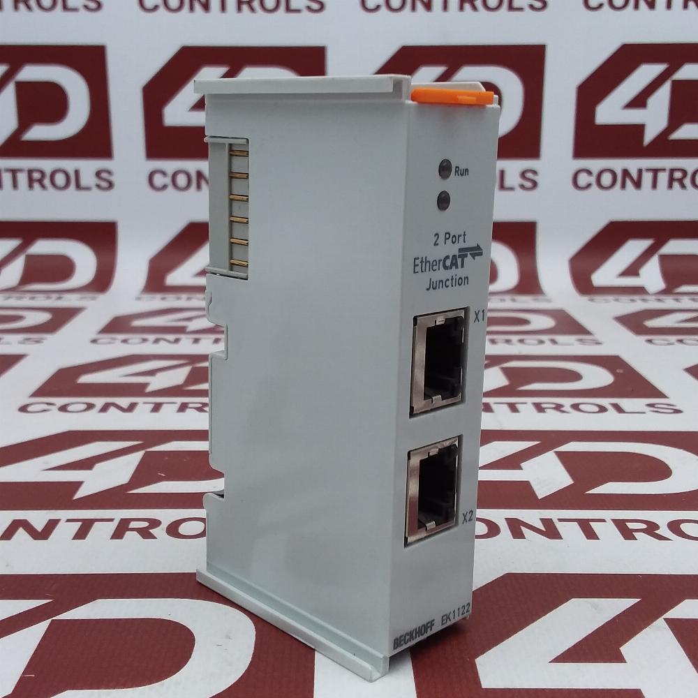 EK1122 | Beckhoff | EtherCAT | Junction Module, 2 Port, 220mA