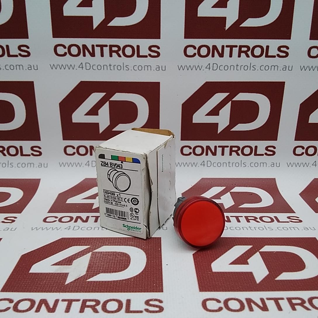 ZB4BV043 | Schneider | Pilot Light, 22mm, LED, Round, Red