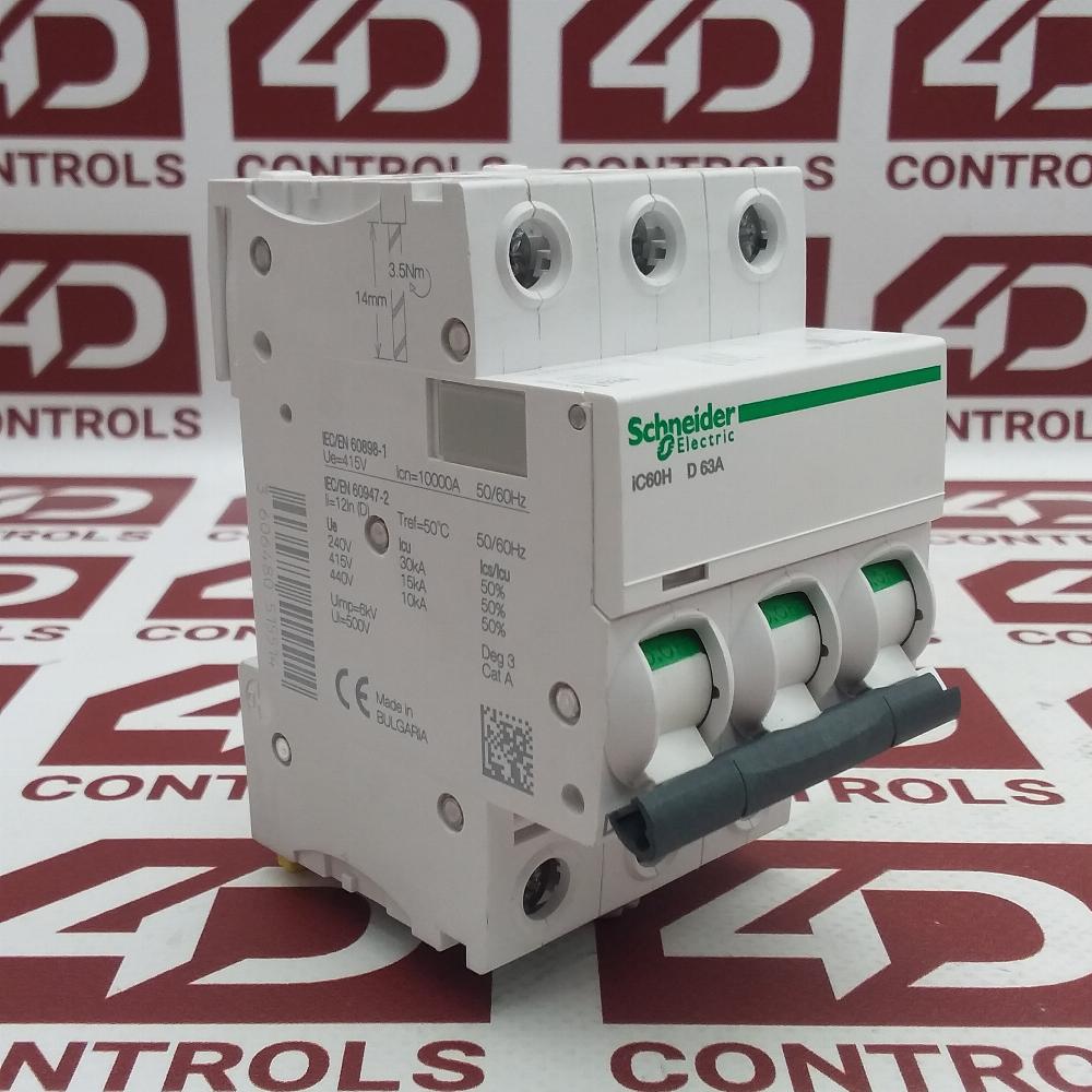 A9F55363 | Schneider | Miniature Circuit Breaker, 3 Pole