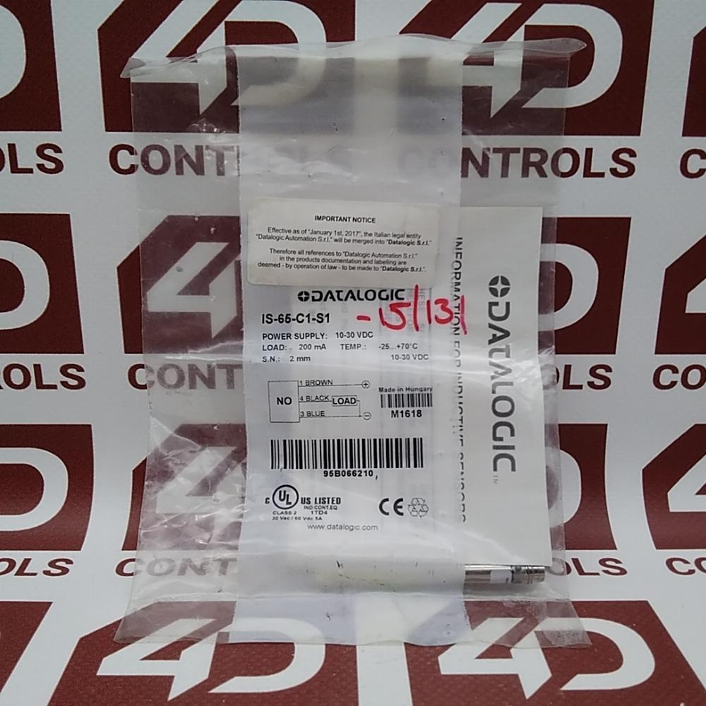 IS-65-C1-S1 | Datalogic | Inductive Sensor, Non Flush 2mm