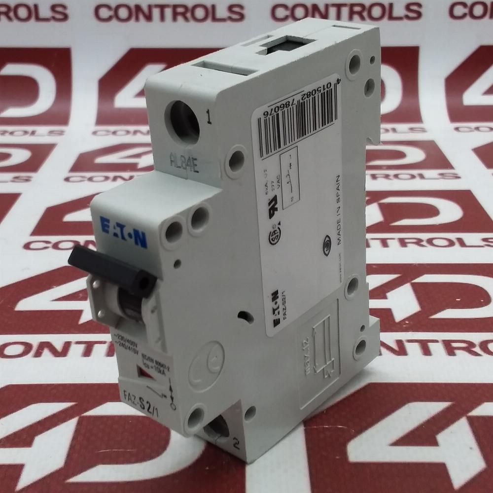 FAZ-S2/1 | Eaton | Miniature Circuit Breaker, 240/415VAC
