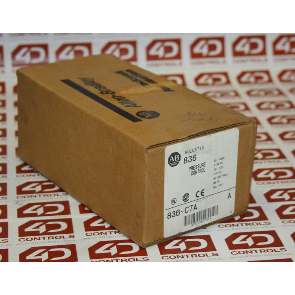 836-C7A | Allen Bradley | Pressure Control Switch, 4-150 PSI