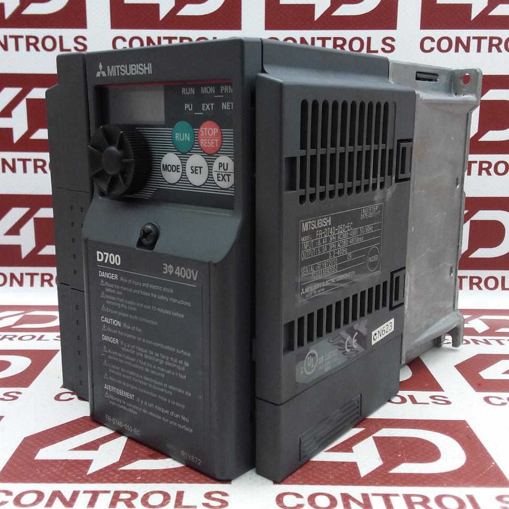 FR-D740-050-EC | Mitsubishi | Inverter, 3 Phase, 325-480VAC