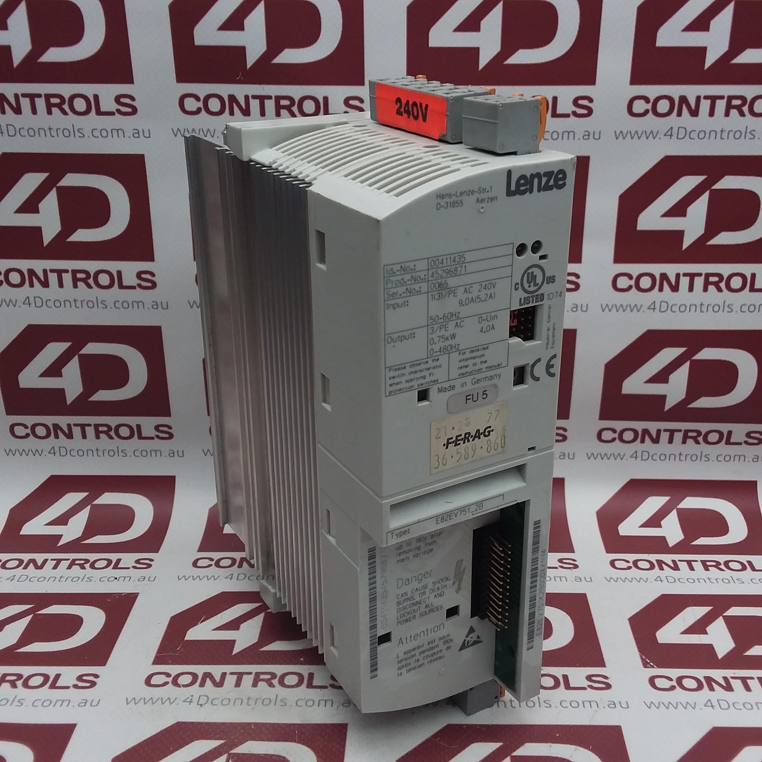 E82EV751-2B | Lenze | 8200 Vector Drive, Frequency Inverter