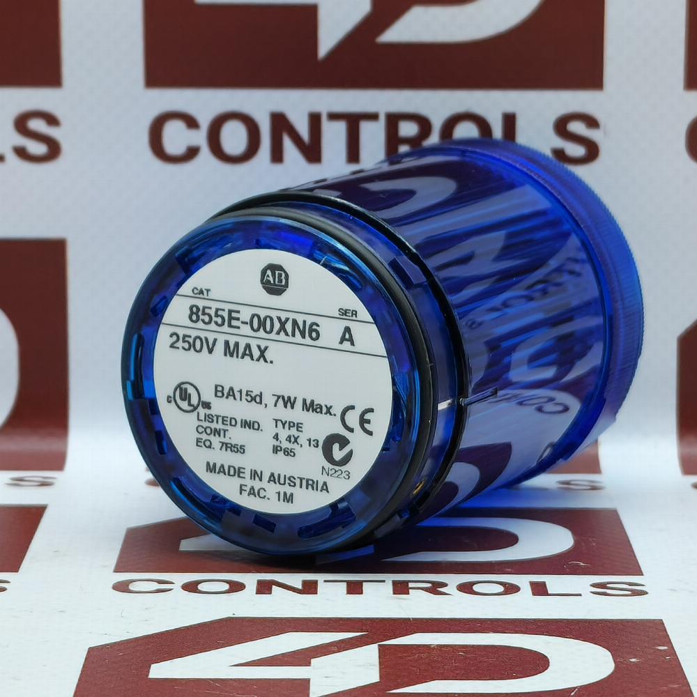 855E-00XN6 | Allen Bradley | Control Tower Stack Light, Blue