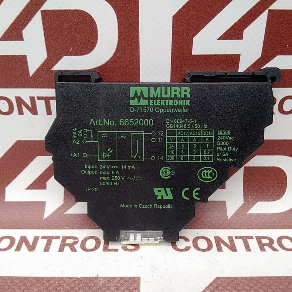 6652000 | Murr Elektronic | Relay Module, Input: 24VDC